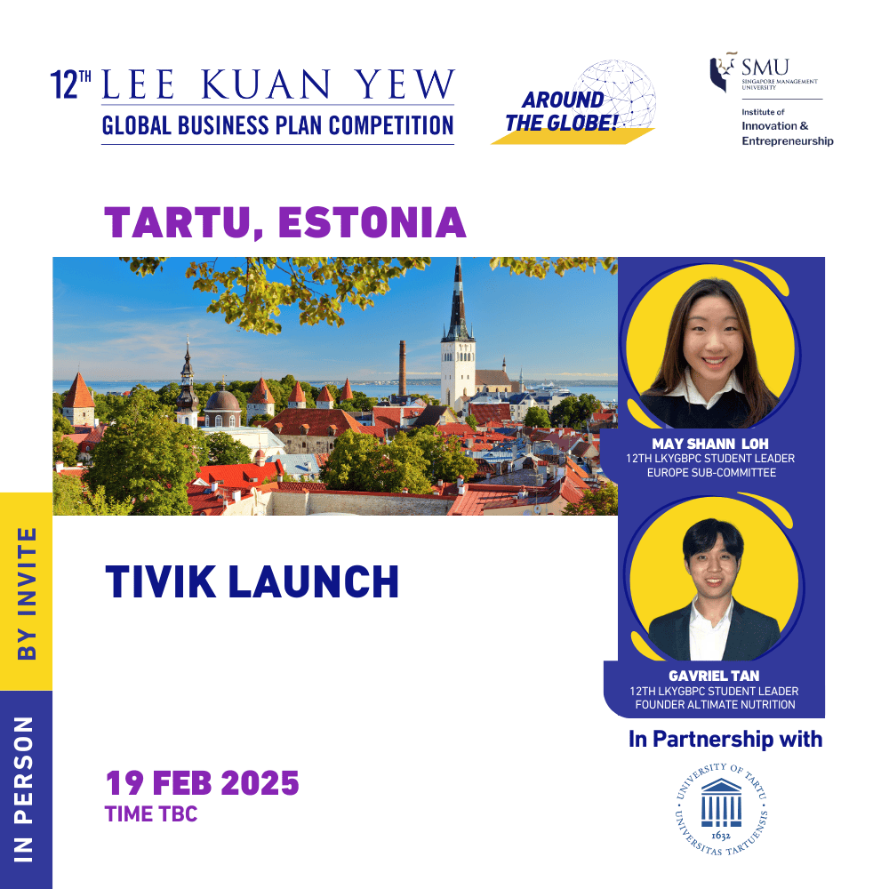 Roadshows | Lee Kuan Yew Global Business Plan Competition